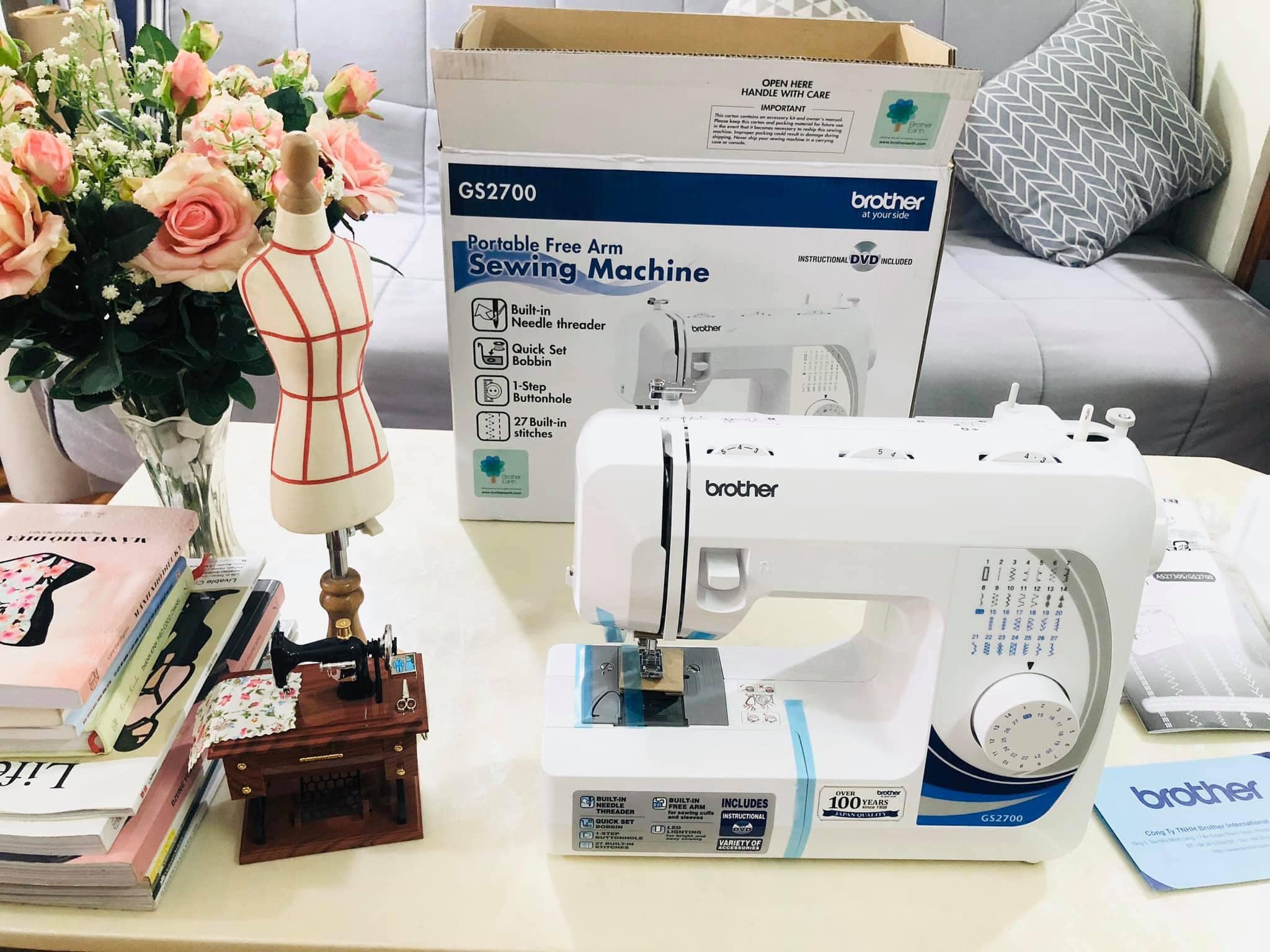 4 LOẠI MÁY MAY BROTHER GIA ĐÌNH PHỔ BIẾN - Maya DIY